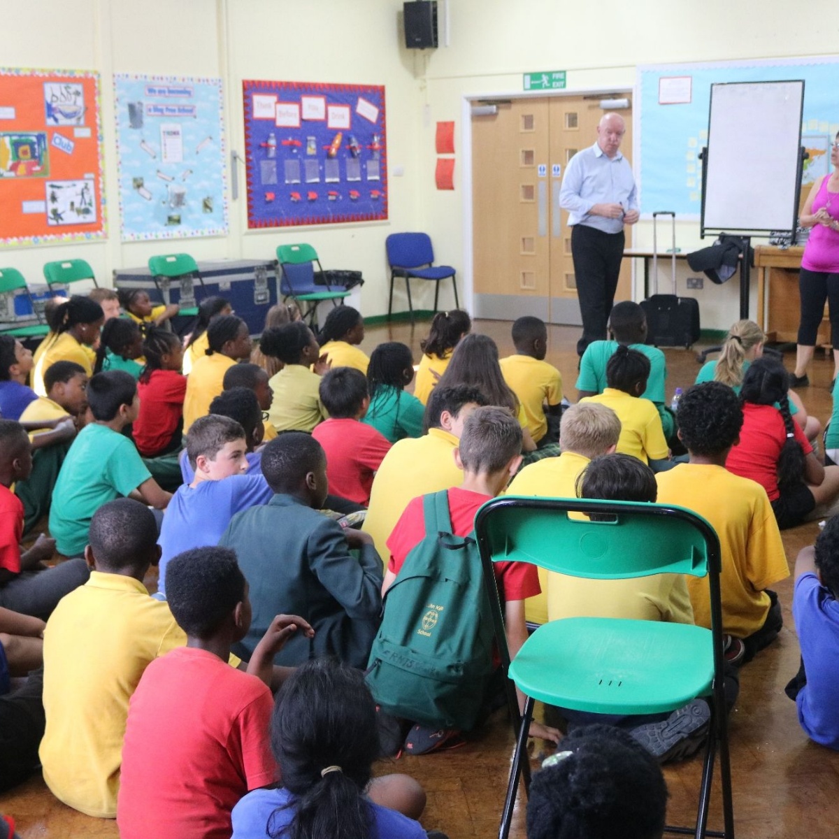 Ray and Vi Donovan from The Chris Donovan Trust came to John Keble ...